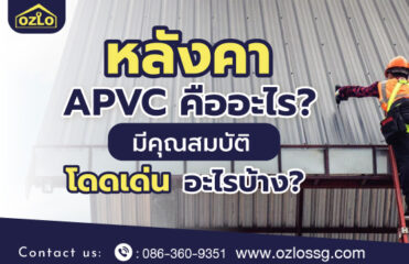 หลังคา APVC คืออะไร โดดเด่นอย่างไร ทำไมถึงเป็นที่นิยม